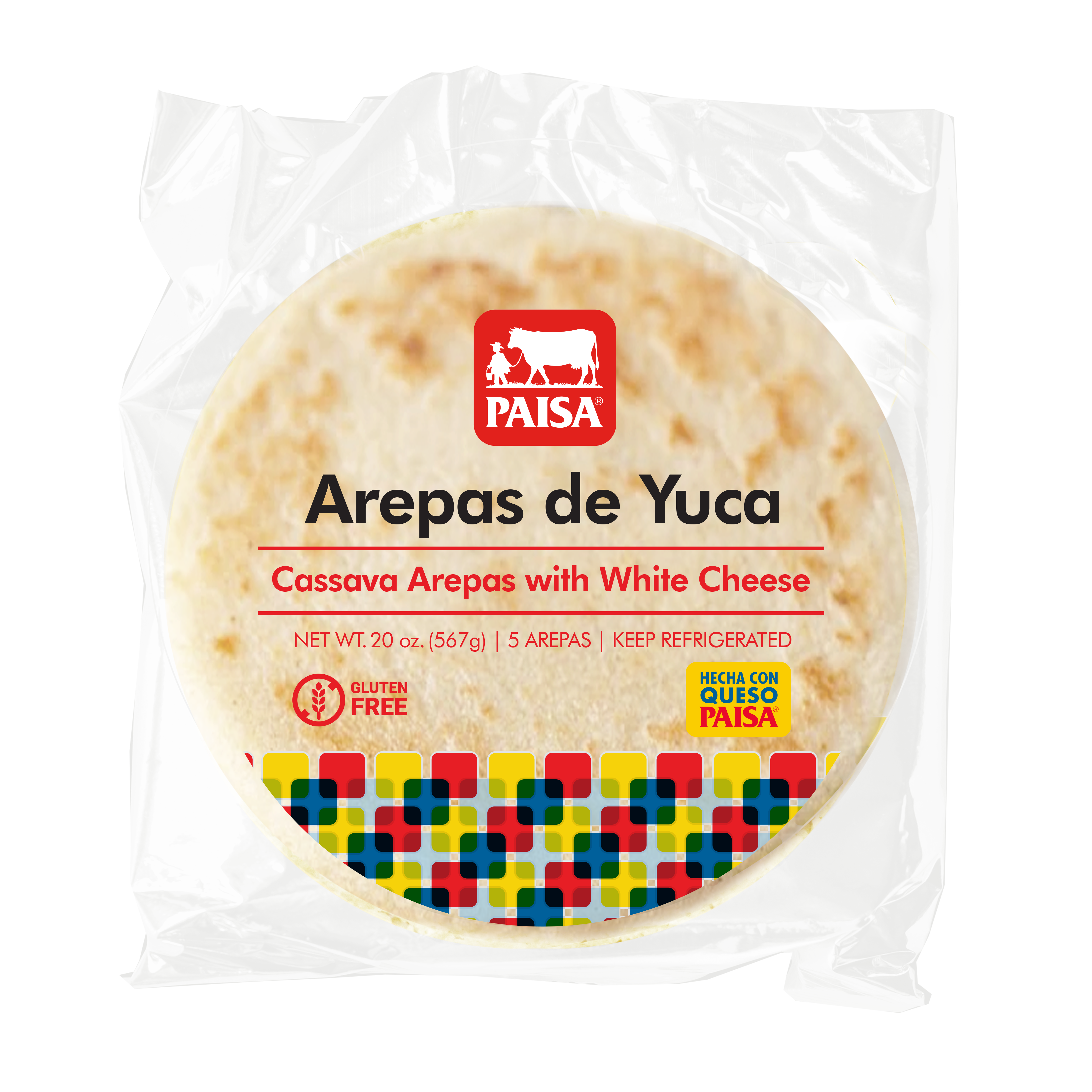 Cassava Arepa with White Cheese - Arepa de Yuca con Queso Blanco ...