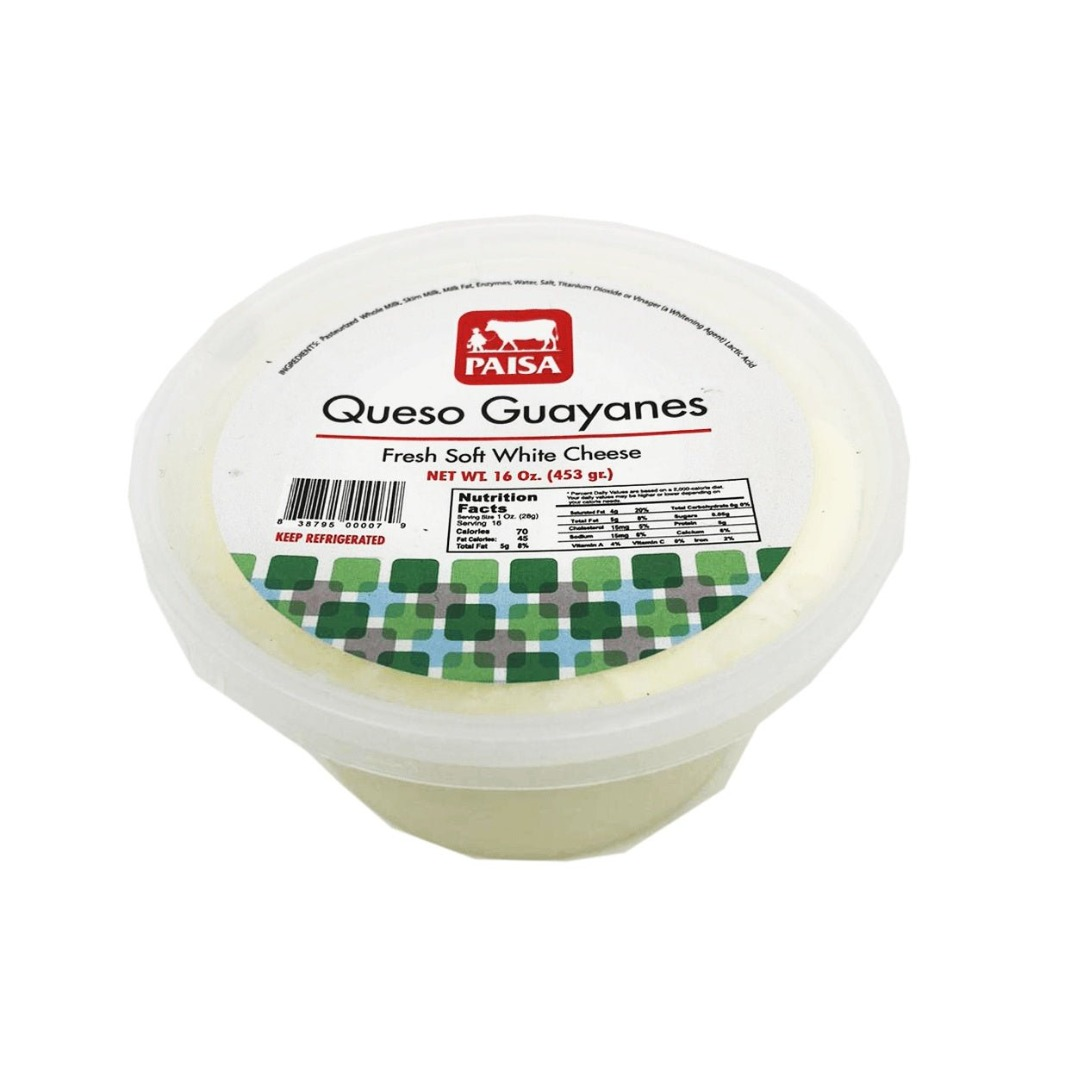 Queso Guayanes - Fresh Soft White Cheese – PAISA USA